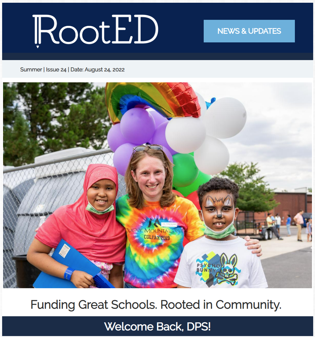 Newsletter, August 24, 2022 - RootED